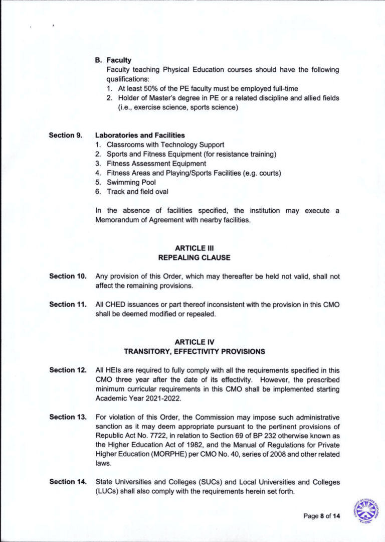CHED Memorandum Order No. 39, Series of 2021 | CHED MIMAROPA Region CHED Memorandum Order No. 39, Series of 2021 | CHED MIMAROPA Region